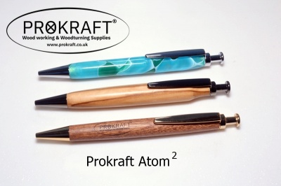 Click Pen Kit – Atom Design for Pen Turning Projects - prokraft