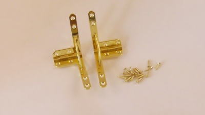 Quadrant Hinges Pair – Long Style for Wooden Boxes & Cases - prokraft