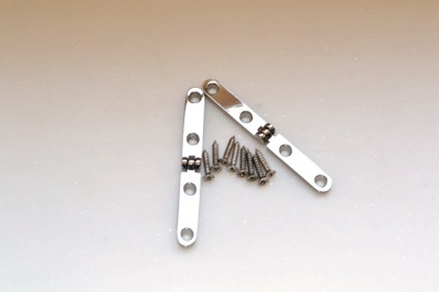 Strap Hinge / side rail hinge 180° opening (pair) - prokraft