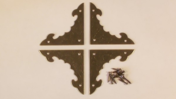 Antique Bronze Finish Decorative Corner Set (4) - prokraft