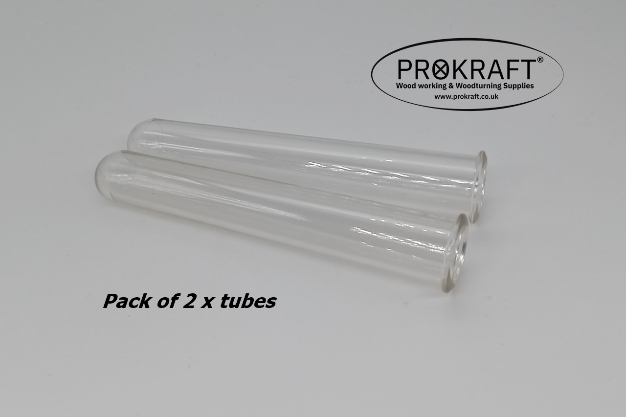 Bud Vase Tubes – 2 Pack for Woodturning & Craft Projects - prokraft