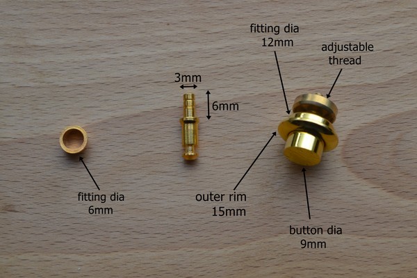 Box Catch – 15mm Push Button Style for Wooden Boxes - prokraft