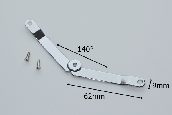 Gold / Chrome Plated Box Lid Stay / Brace - prokraft