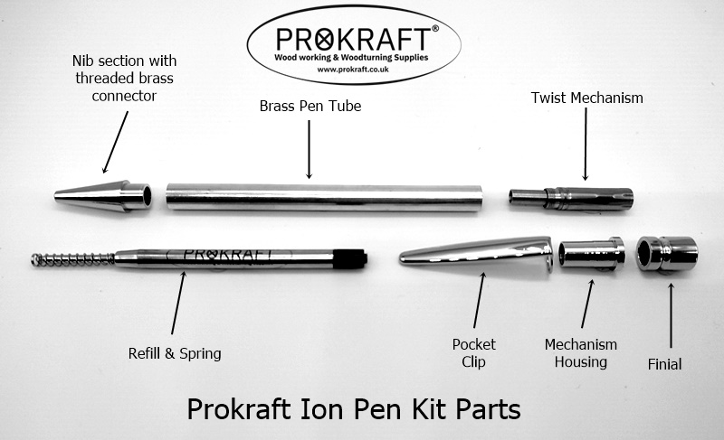 Ion™ Premium Twist Pen Kit - prokraft