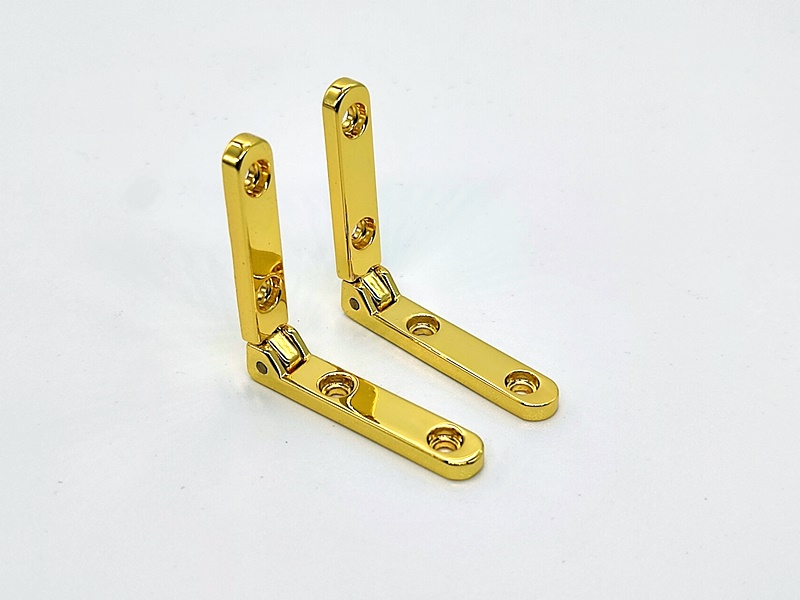 Side Rail Hinges – Gold Plated Hinges (Pair) - prokraft