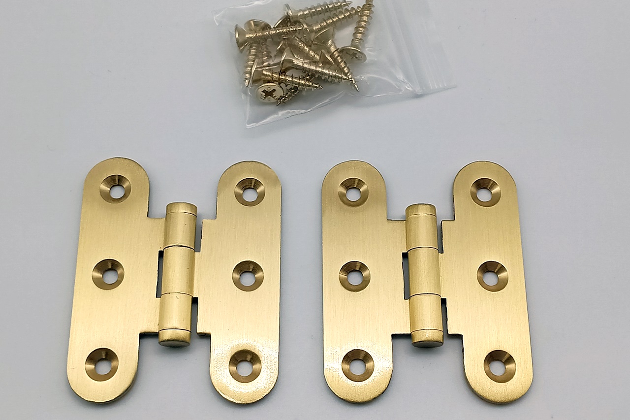 Parliament Hinges – Solid Brass Hinge Pair - prokraft