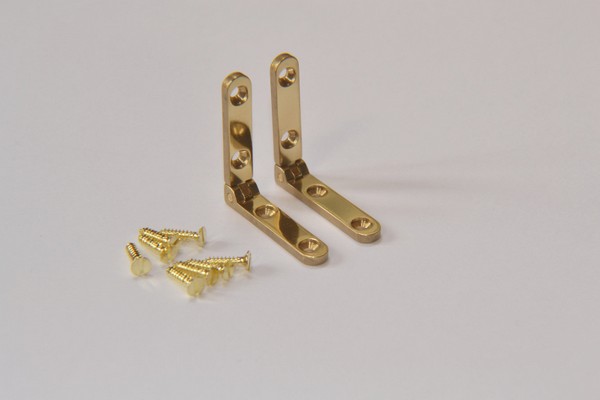 Premium Solid Brass Side Rail Hinges (pair) - prokraft