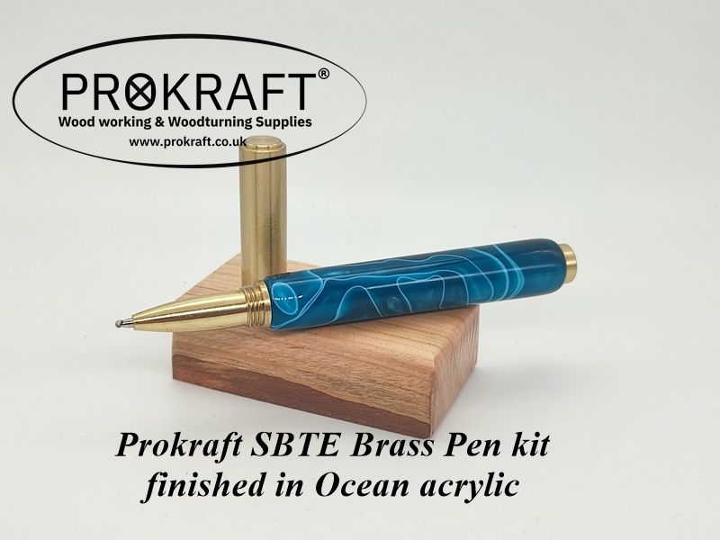 Tubeless Rollerball Pen Kit – Solid Brass - prokraft