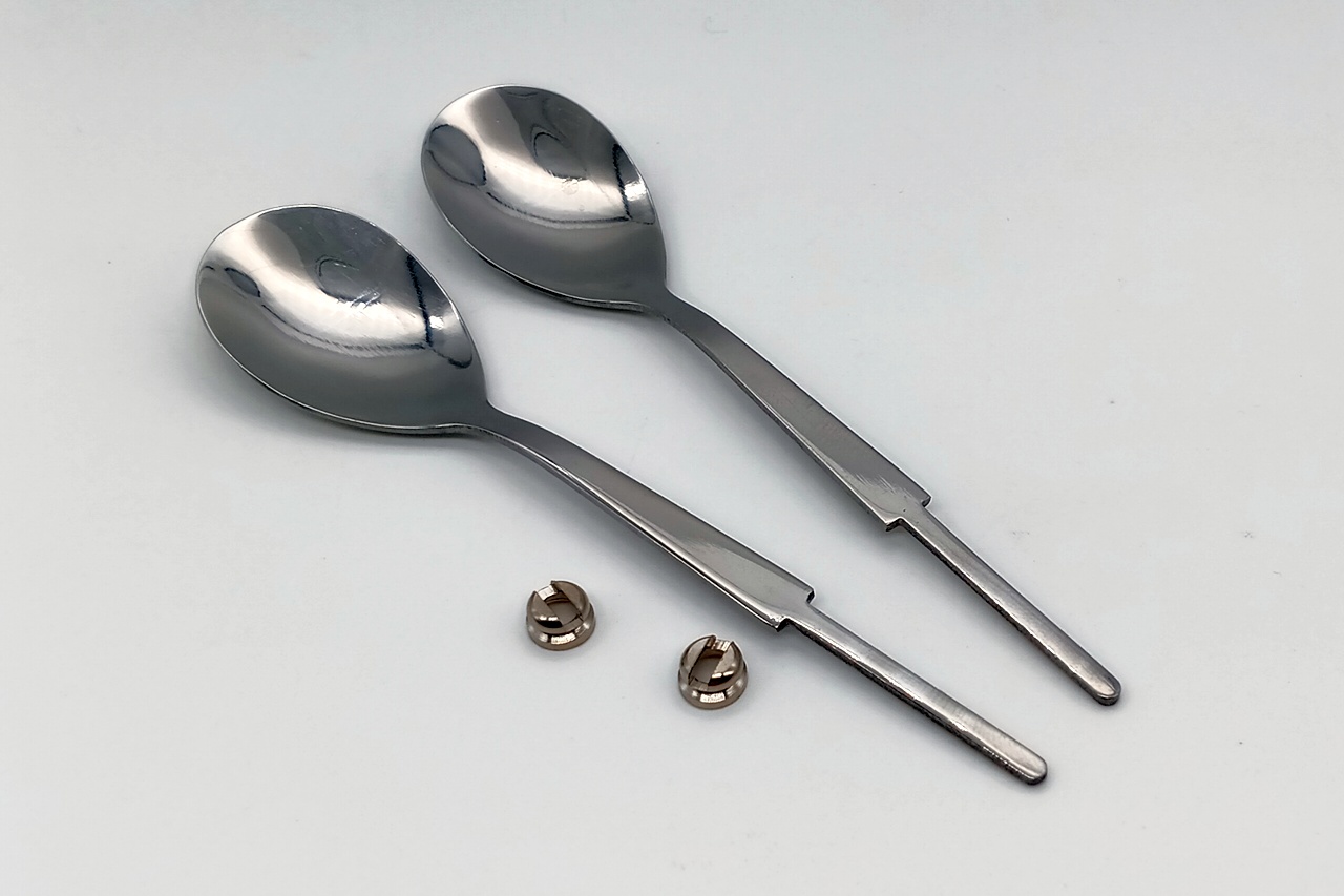 Teaspoon kits (2) stainless steel - prokraft