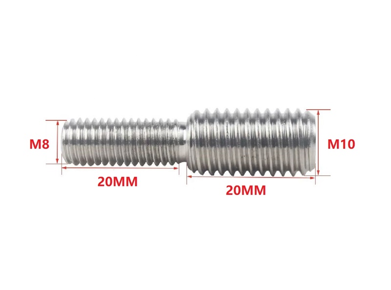 Male machine thread adapter M8 to M10 - prokraft